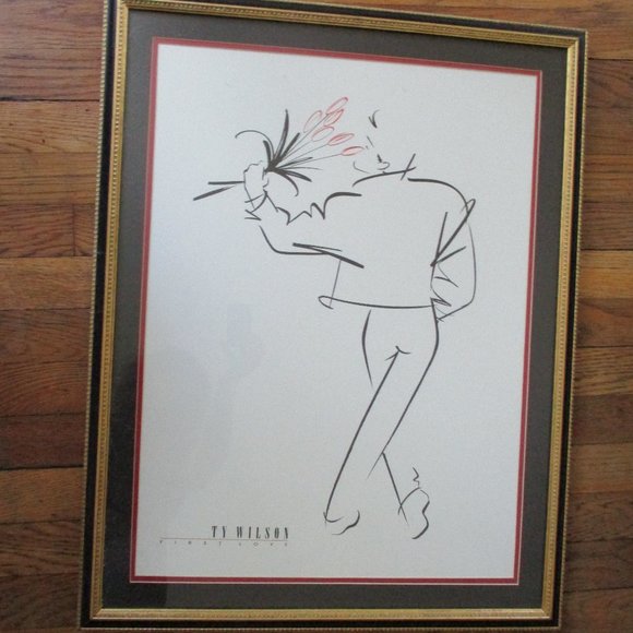 Ty Wilson | Art | Ty Wilson Framed Lithograph Art Print Design Black ...